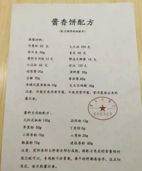 酱香饼万能酱怎么做_酱香饼酱配方比例-第1张图片-山城妙识