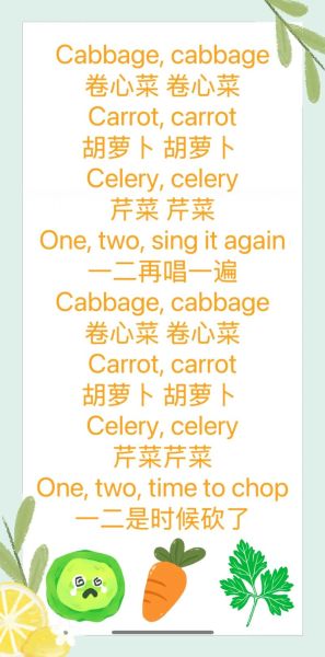 蔬菜英语发音在线试听_怎么读-第1张图片-山城妙识