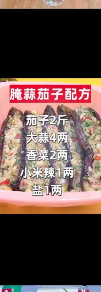 怎样腌蒜茄子_蒜茄子怎么保存-第2张图片-山城妙识