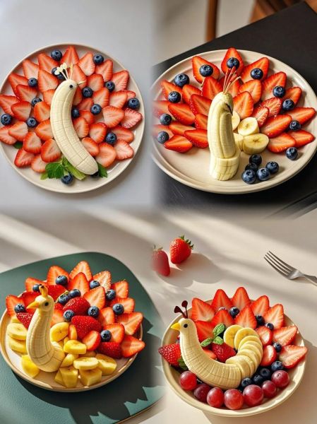 小盘水果拼盘怎么摆好看_小盘水果拼盘做法步骤-第3张图片-山城妙识