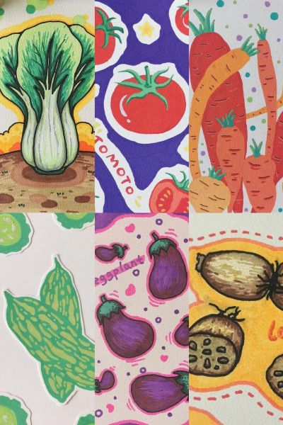 蔬菜简笔画图片大全带颜色_怎么画才好看-第3张图片-山城妙识