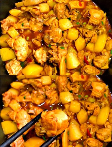 土豆炖鸡肉怎么做_家常做法步骤-第1张图片-山城妙识