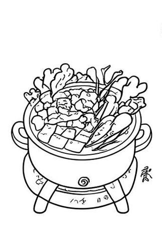 火锅简笔画怎么画_火锅图片简笔画素材哪里找-第2张图片-山城妙识