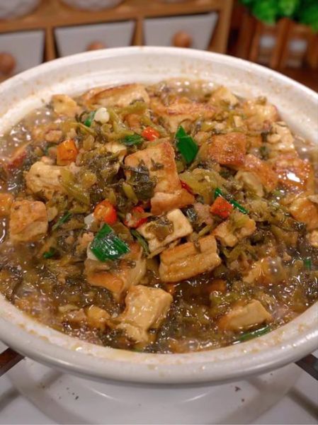 雪菜炖豆腐的做法_雪菜炖豆腐怎么做好吃-第1张图片-山城妙识