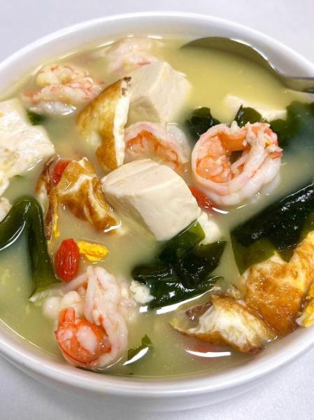 虾海带豆腐汤怎么做_虾海带豆腐汤的做法大全-第1张图片-山城妙识