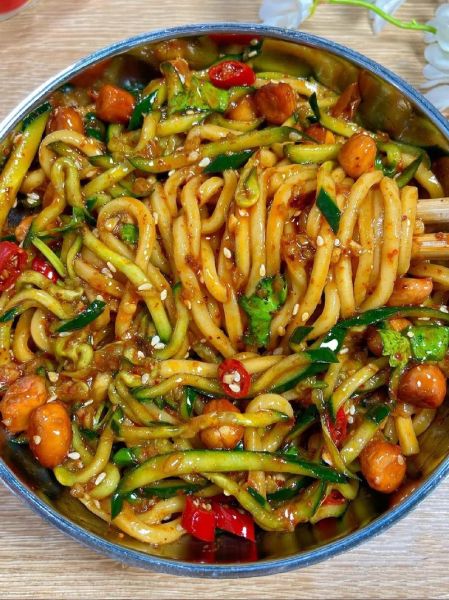 凉拌面条怎么做好吃_家常凉拌面条的做法视频-第3张图片-山城妙识
