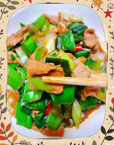 蒜苗炒猪肉怎么炒好吃_蒜苗炒猪肉用哪个部位肉-第3张图片-山城妙识