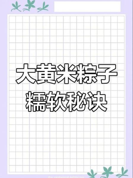 包粽子米泡多久_糯米最佳浸泡时间-第2张图片-山城妙识 包粽子米泡多久_糯米最佳浸泡时间-第2张图片-山城妙识