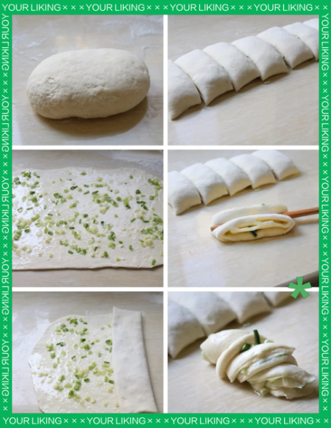 花卷怎么拧_花卷拧法图解-第2张图片-山城妙识