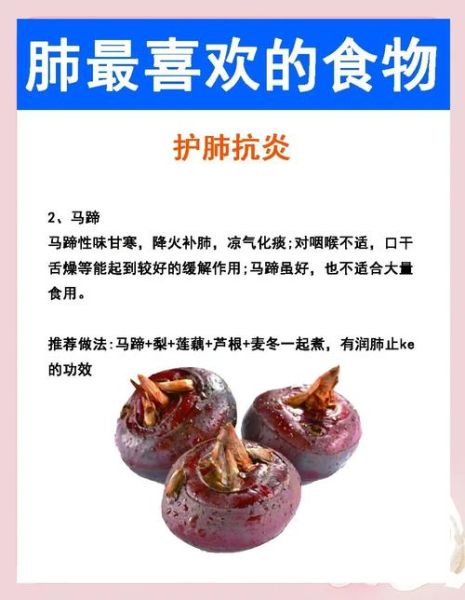 清肺补肺的食物有哪些_怎么吃最有效-第1张图片-山城妙识