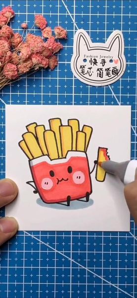 薯条怎么画_薯条简笔画步骤-第2张图片-山城妙识 薯条怎么画_薯条简笔画步骤-第2张图片-山城妙识