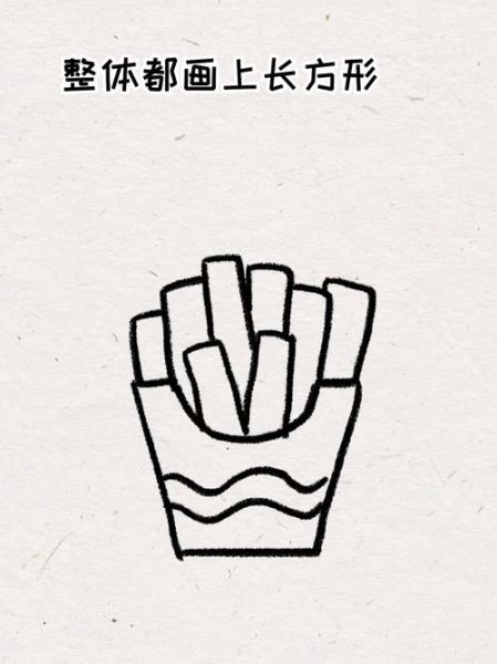 薯条怎么画_薯条简笔画步骤-第3张图片-山城妙识 薯条怎么画_薯条简笔画步骤-第3张图片-山城妙识