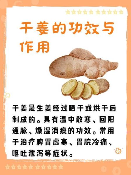 干姜的功效与作用_干姜和生姜有什么区别-第2张图片-山城妙识