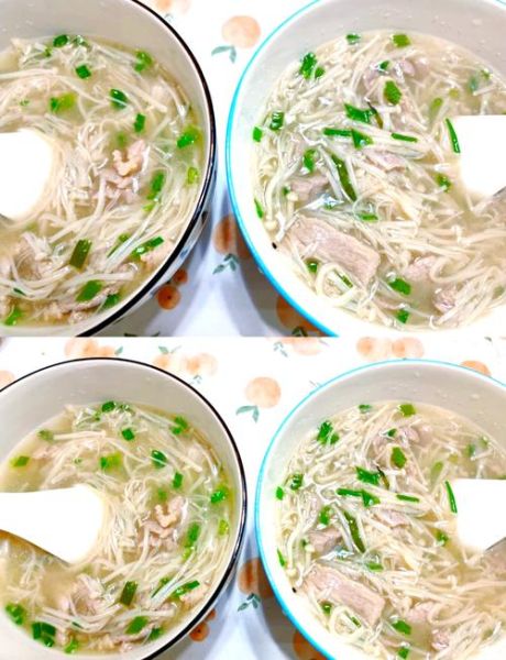 金针菇瘦肉汤怎么做_金针菇瘦肉汤的做法步骤-第2张图片-山城妙识 金针菇瘦肉汤怎么做_金针菇瘦肉汤的做法步骤-第2张图片-山城妙识