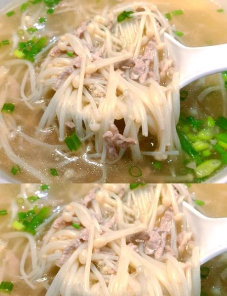 金针菇瘦肉汤怎么做_金针菇瘦肉汤的做法步骤-第1张图片-山城妙识 金针菇瘦肉汤怎么做_金针菇瘦肉汤的做法步骤-第1张图片-山城妙识
