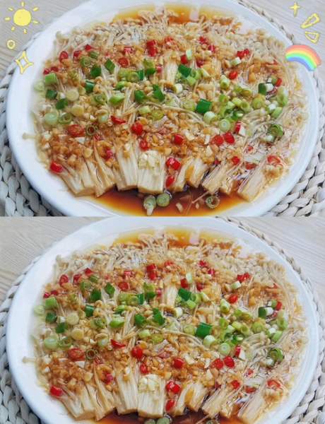 凉拌金针菇怎么做_凉拌金针菇家常做法-第1张图片-山城妙识