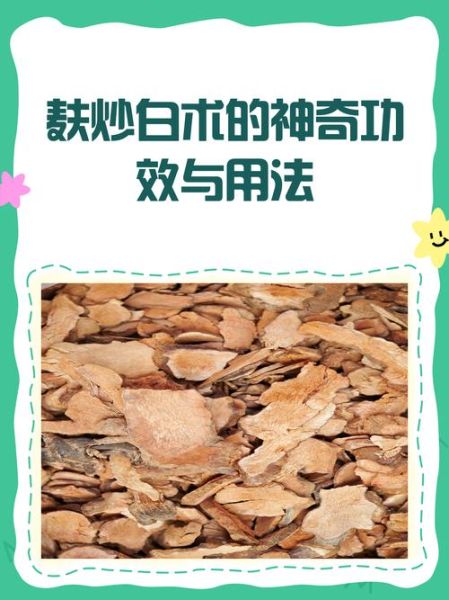 炒白术的功效与作用_炒白术怎么吃最好-第3张图片-山城妙识