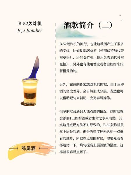 轰炸机鸡尾酒怎么调_轰炸机鸡尾酒配方比例-第1张图片-山城妙识