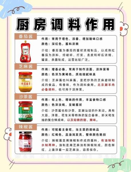 做菜调料大全及用法_新手怎么选调料-第2张图片-山城妙识 做菜调料大全及用法_新手怎么选调料-第2张图片-山城妙识