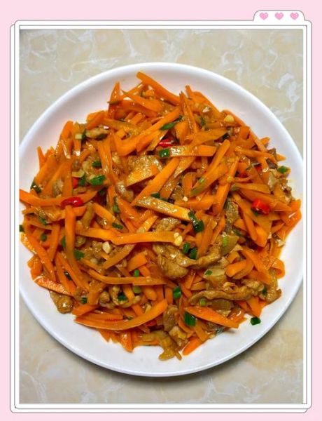 胡萝卜片炒肉怎么做_胡萝卜片炒肉热量高吗-第3张图片-山城妙识