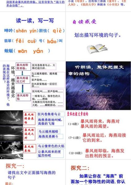 海燕朗诵技巧_如何把握情感节奏-第2张图片-山城妙识 海燕朗诵技巧_如何把握情感节奏-第2张图片-山城妙识