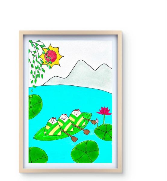 端午节简笔画彩色_怎么画-第1张图片-山城妙识 端午节简笔画彩色_怎么画-第1张图片-山城妙识