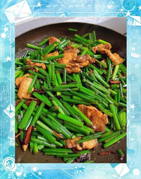 韭菜苔炒肉怎么做_韭菜苔炒肉的家常做法-第1张图片-山城妙识 韭菜苔炒肉怎么做_韭菜苔炒肉的家常做法-第1张图片-山城妙识