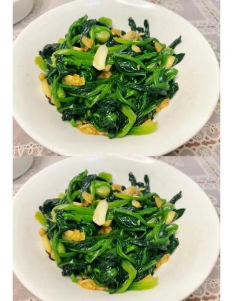 蒜蓉菠菜怎么炒好吃_蒜蓉菠菜焯水几分钟-第3张图片-山城妙识