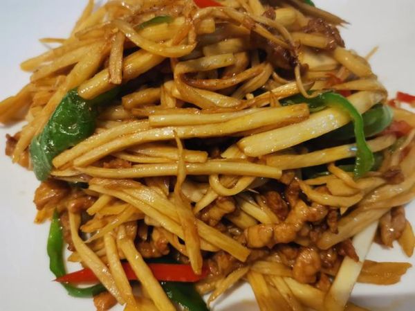 茭白肉丝怎么炒好吃_茭白肉丝图片-第2张图片-山城妙识