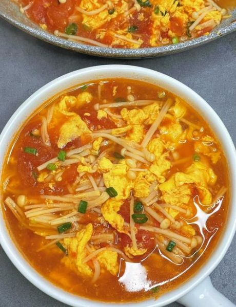 番茄金针菇汤怎么做_番茄金针菇汤的家常做法-第1张图片-山城妙识 番茄金针菇汤怎么做_番茄金针菇汤的家常做法-第1张图片-山城妙识