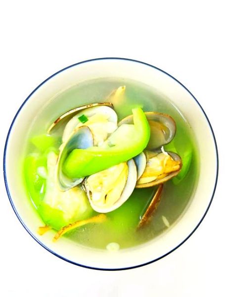 丝瓜花蛤汤的做法_丝瓜花蛤汤怎么做好喝-第1张图片-山城妙识 丝瓜花蛤汤的做法_丝瓜花蛤汤怎么做好喝-第1张图片-山城妙识