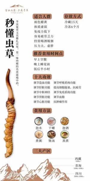 虫草的功效与作用禁忌_适合哪些人吃-第3张图片-山城妙识 虫草的功效与作用禁忌_适合哪些人吃-第3张图片-山城妙识