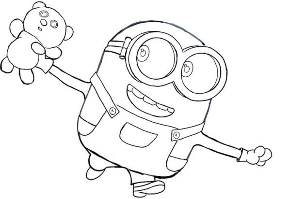 小黄人简笔画怎么画_简笔画步骤图-第2张图片-山城妙识 小黄人简笔画怎么画_简笔画步骤图-第2张图片-山城妙识