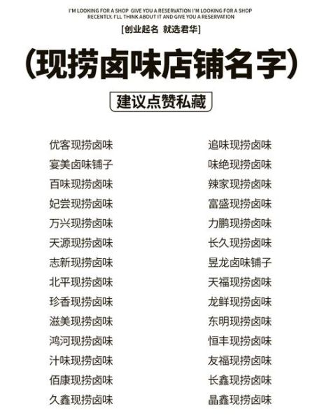 卤菜店名字怎么取好听_卤菜店起名技巧-第1张图片-山城妙识 卤菜店名字怎么取好听_卤菜店起名技巧-第1张图片-山城妙识