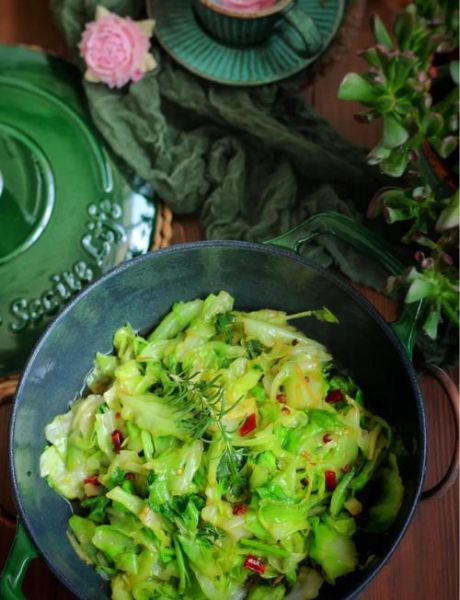 炒绿甘蓝怎么炒才脆_绿甘蓝焯水几分钟最好-第3张图片-山城妙识