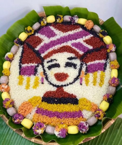 五色糯米饭图片大全_怎么做才正宗-第2张图片-山城妙识