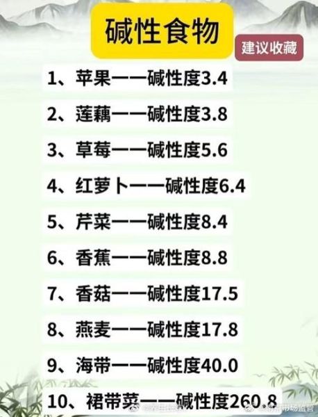 强碱性食物第一名是什么_强碱性食物排行榜可信吗-第2张图片-山城妙识 强碱性食物第一名是什么_强碱性食物排行榜可信吗-第2张图片-山城妙识