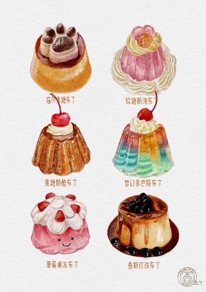 草莓布丁简笔画怎么画_草莓布丁简笔画步骤-第2张图片-山城妙识 草莓布丁简笔画怎么画_草莓布丁简笔画步骤-第2张图片-山城妙识