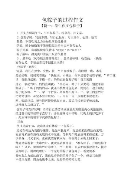 包粽子的作文怎么写_包粽子的步骤有哪些-第1张图片-山城妙识 包粽子的作文怎么写_包粽子的步骤有哪些-第1张图片-山城妙识