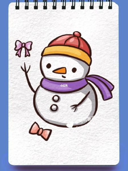 圣诞雪人简笔画彩色_如何画彩色圣诞雪人-第2张图片-山城妙识 圣诞雪人简笔画彩色_如何画彩色圣诞雪人-第2张图片-山城妙识