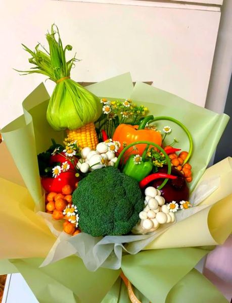 蔬菜花束怎么做_蔬菜花束教程-第1张图片-山城妙识 蔬菜花束怎么做_蔬菜花束教程-第1张图片-山城妙识