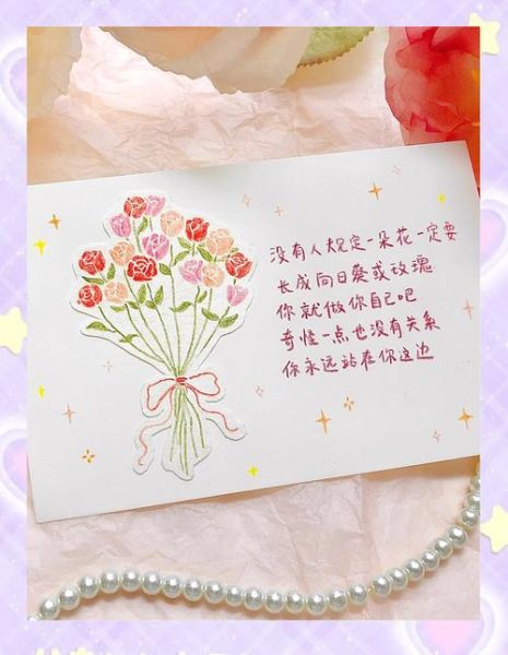 送花给女朋友写什么好_卡片留言怎么写-第1张图片-山城妙识