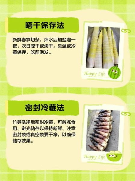 竹笋怎么保存_竹笋可以放冰箱多久-第3张图片-山城妙识
