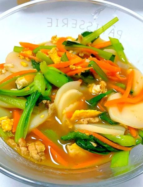 青菜年糕汤怎么做好吃_青菜年糕汤家常做法-第1张图片-山城妙识 青菜年糕汤怎么做好吃_青菜年糕汤家常做法-第1张图片-山城妙识