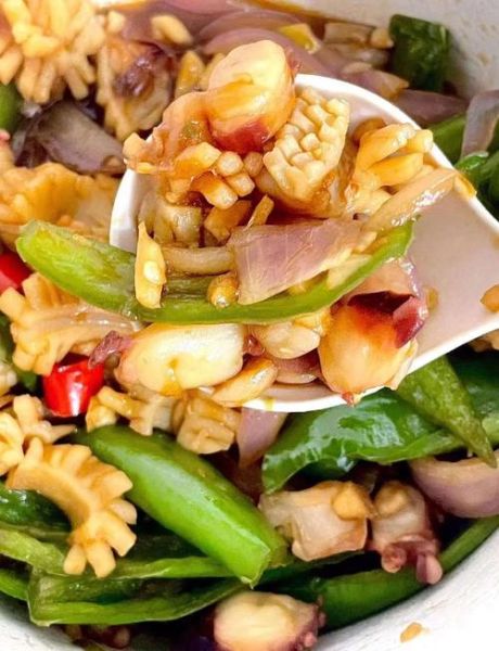 青椒炒鱿鱼干怎么做_鱿鱼干要不要提前泡-第2张图片-山城妙识 青椒炒鱿鱼干怎么做_鱿鱼干要不要提前泡-第2张图片-山城妙识