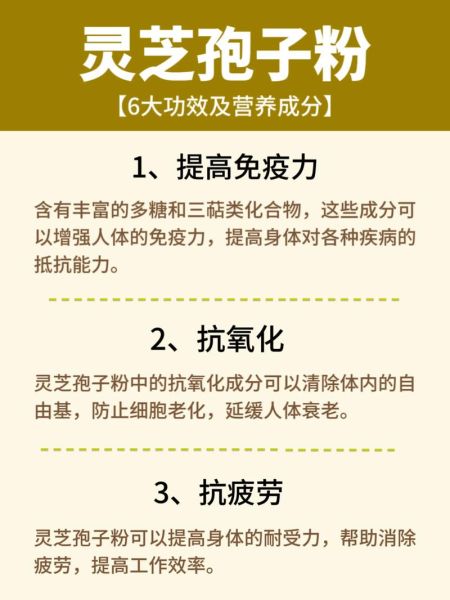 灵芝孢子粉的功效与作用_灵芝孢子粉怎么吃-第2张图片-山城妙识