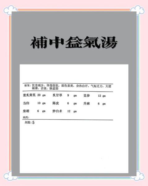 补中益气汤适合哪些症状_补中益气汤医案解析-第3张图片-山城妙识