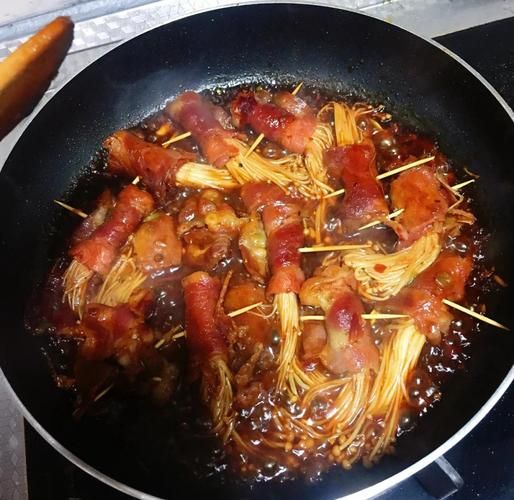 培根金针菇卷烤几分钟_温度设置-第3张图片-山城妙识