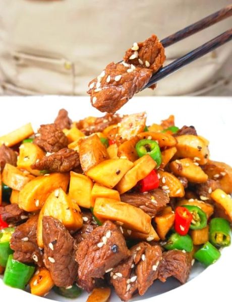 杏鲍菇炒牛肉粒怎么做_杏鲍菇炒牛肉粒热量高吗-第2张图片-山城妙识 杏鲍菇炒牛肉粒怎么做_杏鲍菇炒牛肉粒热量高吗-第2张图片-山城妙识