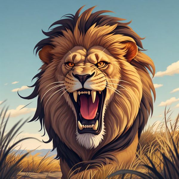 狮子头像动漫_怎么画才霸气-第2张图片-山城妙识 狮子头像动漫_怎么画才霸气-第2张图片-山城妙识